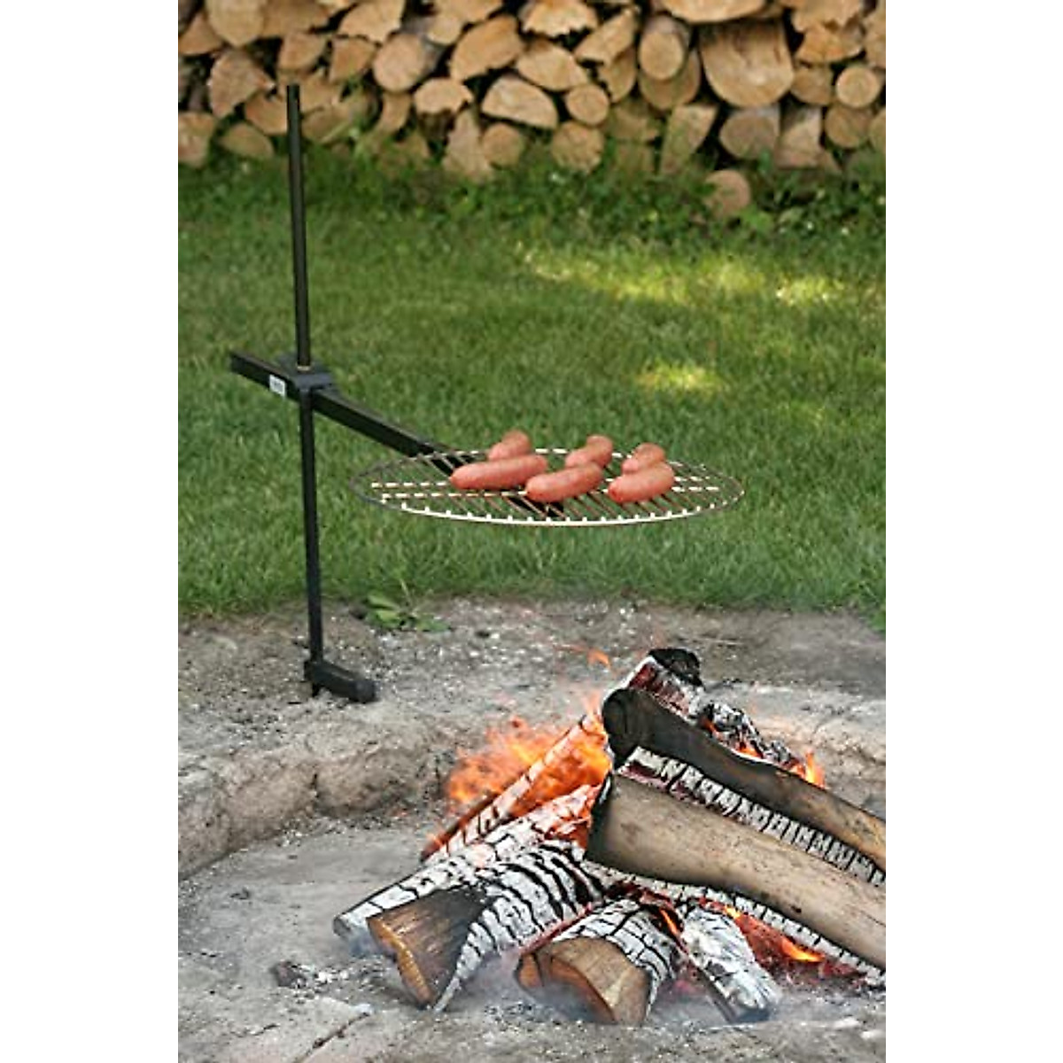 Bob-A-Que 360deg Swivel Outdoor Campfire Grill