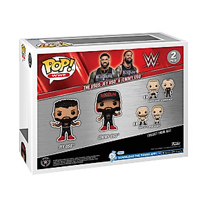 Funko POP! WWE: The Usos: Jey USO & Jimmy USO, 2-Pack - Collectable Vinyl Figure - Gift Idea - Official Merchandise - for Kids & Adults - Sports Fans - Model Figure for Collectors and Display