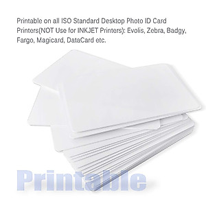 THONSEN 13.56MHz MIFARE Classic 1K RFID Smart Cards ISO14443A Blank RFID Hotel Key Cards Sublimation Printable (Pack of 100)