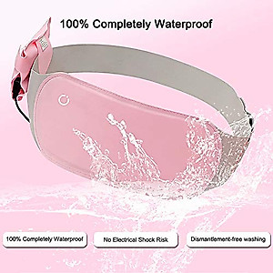 Portable Electric Heating Pad,Lower Back Pain Relief USB Warming Waist Belt,3 Temperature Settings with Auto Shut Off