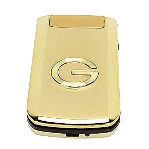 Dilwe,GSM Unlocked Flip Phone for Seniors,2.4 Inch Screen,Big Button Loud Flip Mobile Phone with Camera,FM Radio,Flashlight,4800mAh Battery,Dual Card Dual Standby,Gold