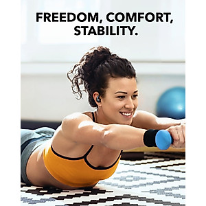 Soundcore Sport X20 by Anker, True-Wireless Workout Earbuds, Rotatable and Extendable Ear Hooks, Noise Cancelling, Deep Bass, IP68 Waterproof, Sweatproof, Dustproof, 48H Play, for Gym(Renewed)