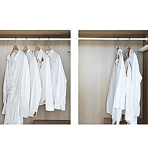 12 Pieces Clothes Hanger Hooks Cascading Clothes Hanger Hooks Multi-Function Cascading Clothes Hanger Hooks Plastics Hanger Extenders Cascading Hanger Hooks Storage Clothes Rack Hanger Hooks, White