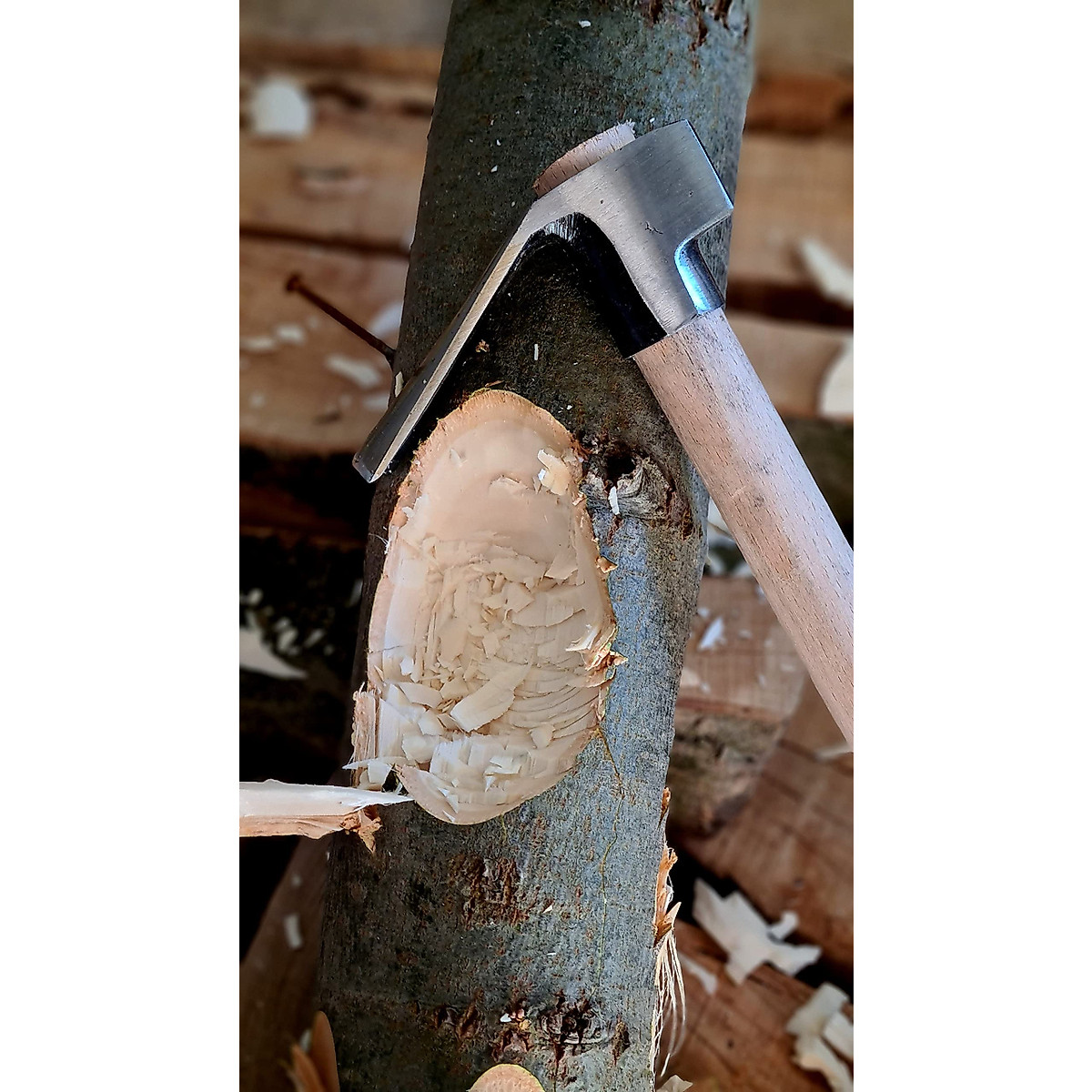 ozul Handmade Curved bowl adze Set of 4, Woodworker gift