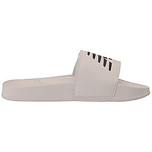 New Balance Unisex DynaSoft 200 V2 Adjustable Slide Sandal, White/Black, 6.5 XX-Wide US Women