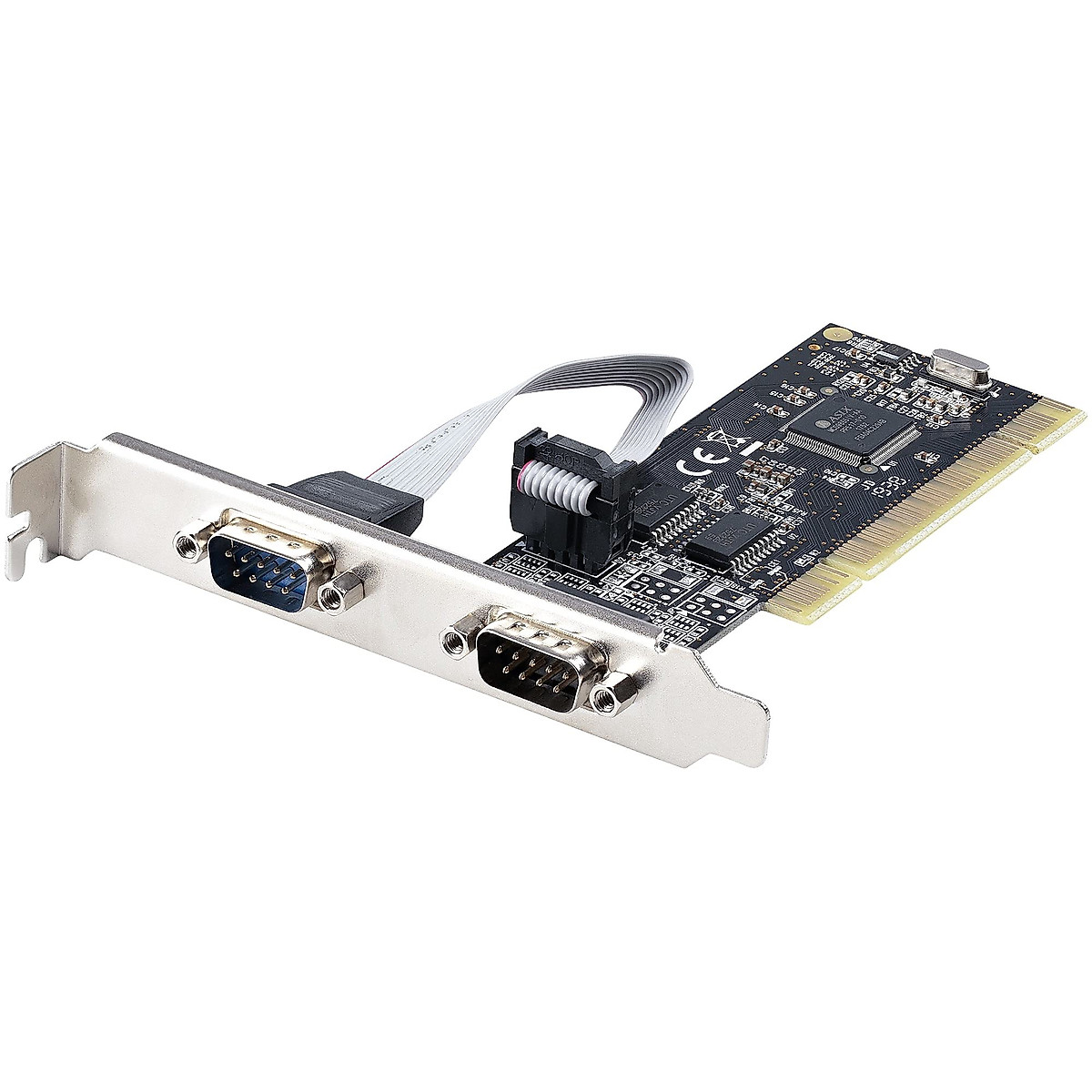 StarTech.com 2-Port PCI RS232 Serial Adapter Card - PCI Serial Port Expansion Controller Card ...