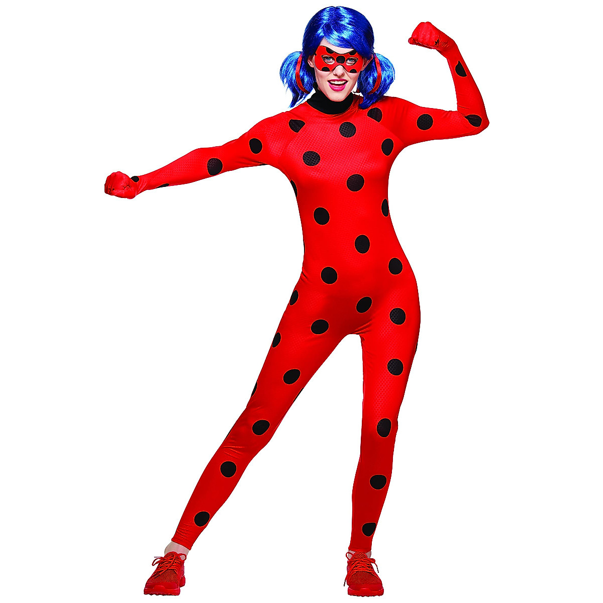 Spirit Halloween Adult Miraculous Ladybug Catsuit Costume - L