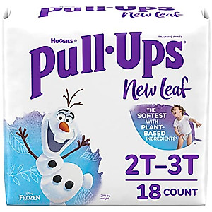 Pull-Ups New Leaf Boys' Disney Frozen Potty Training Pants, 2T-3T (16-34 lbs), 18 Ct