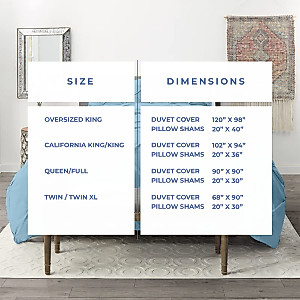 Kotton Culture 600 Thread Count Pinch Pleated 5 Piece Duvet Cover Set 100% Egyptian Cotton Breathable All Season Comforter Cover with Zipper Closure & Corner Ties (Sky Blue, Oversized King)