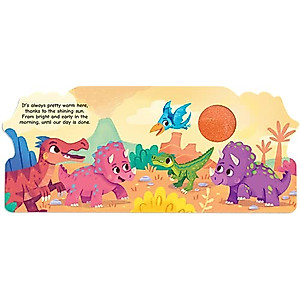 Dino Days with Triceratops - Touch and Feel Board Book - Sensory Board Book
