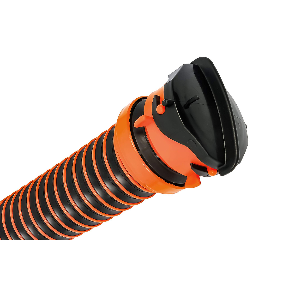 Camco RhinoEXTREME 20’ Camper/RV Sewer Hose | RV Accessories Include 360° Clear Swivel Wye Fitting & Removable 4-in-1 Adapter for RV Storage and Organization & More | TPE Tech for Durability (21056)