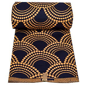 African Fabric 6 Yard Printed Wax Cloth African Ankara Fabric for Party Dress FP6390