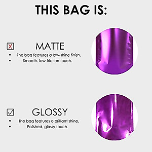 100x Premium Red Mylar Foil Open Top Sampling Pouch (7cm x 10cm)