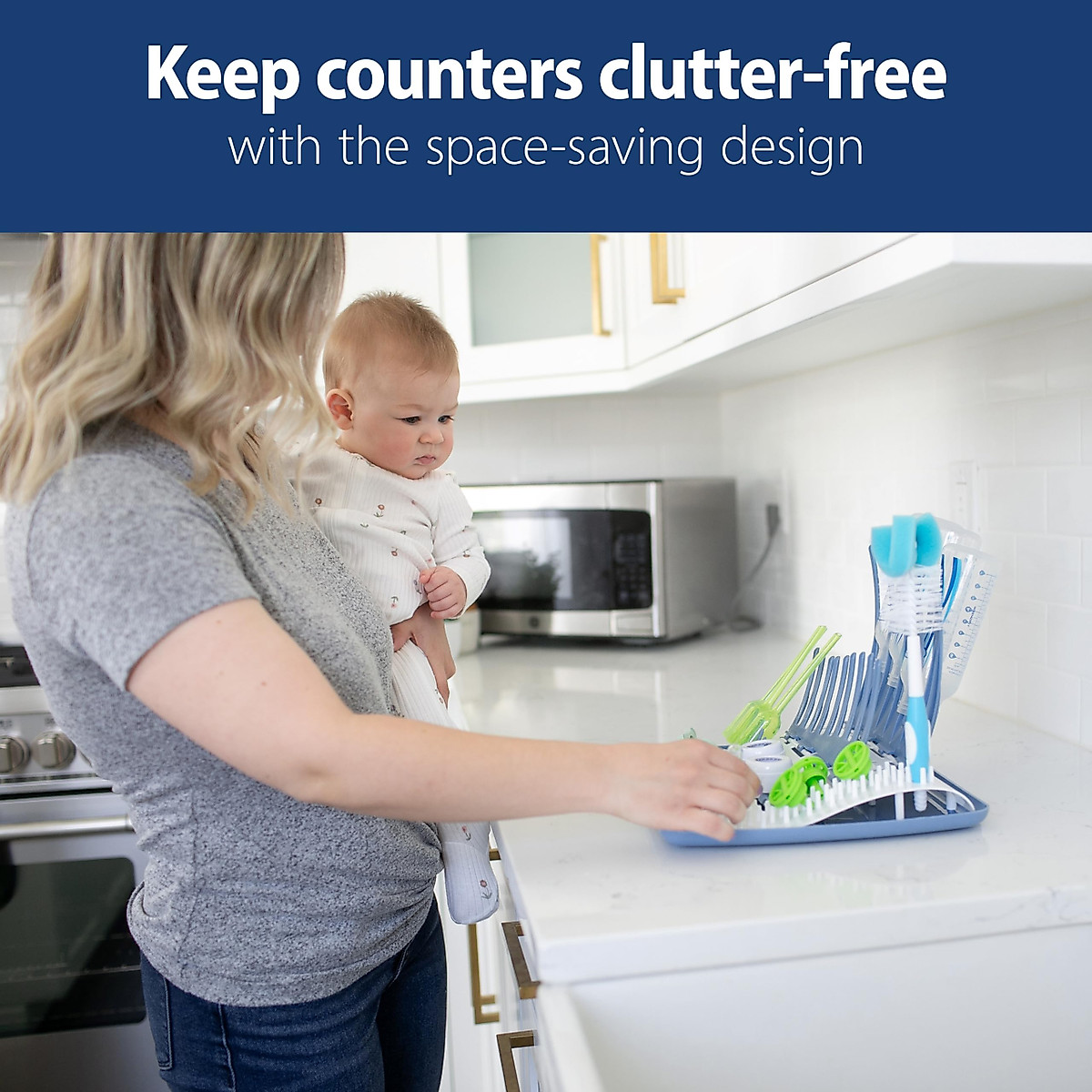 Dr. Brown's Universal Baby Bottle and Accessory Drying Rack