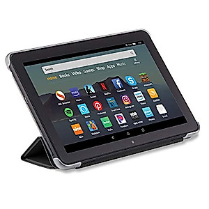 Nupro Tri-fold Standing Case for Fire HD 8 Tablet, Black (10th Gen, 2020 Release)