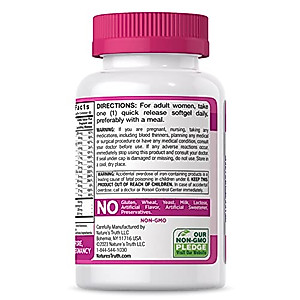 Nature's Truth Prenatal Vitamins with DHA and Folic Acid | 60 Softgels | Non-GMO & Gluten Free Supplement