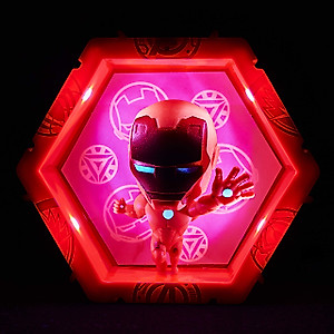 WOW! PODS Avengers Collection - Ironman | Superhero Light-Up Bobble-Head Figure | Official Marvel Collectable Toys & Gifts