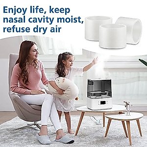 ShufudeJa 30 Pack Humidifier Replacement Filter Compatible with LEVOIT Dual150, Dual200S, Classic300(S), LV600S Series Humidifiers, Sponge Filter Humidifier Replacement Part