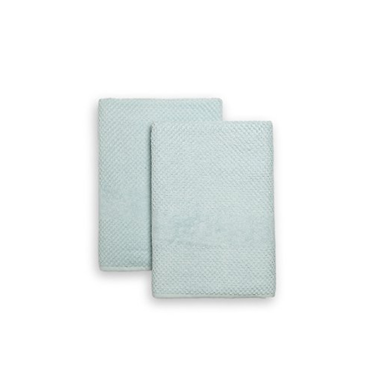 Chortex Honeycomb0 Turkish Cotton Bath Sheet, Set of 2 (Duck Egg)