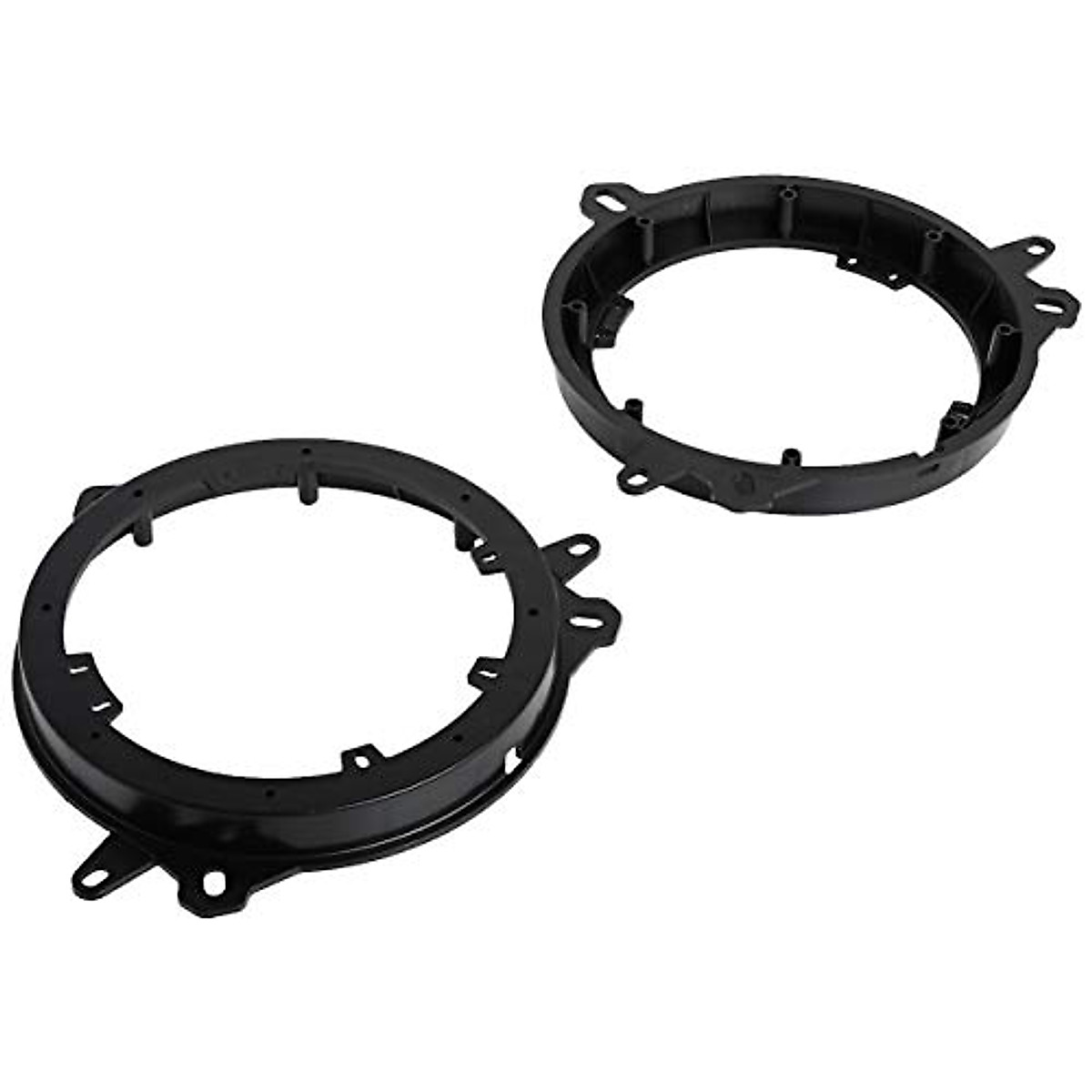 Metra 82-8148 6" to 6-3/4" Speaker Adapter for Select Toyota/Lexus/Scion 1998-Up Vehicles, Black & 72-8104 Speaker Connector for Select Toyota Vehicles