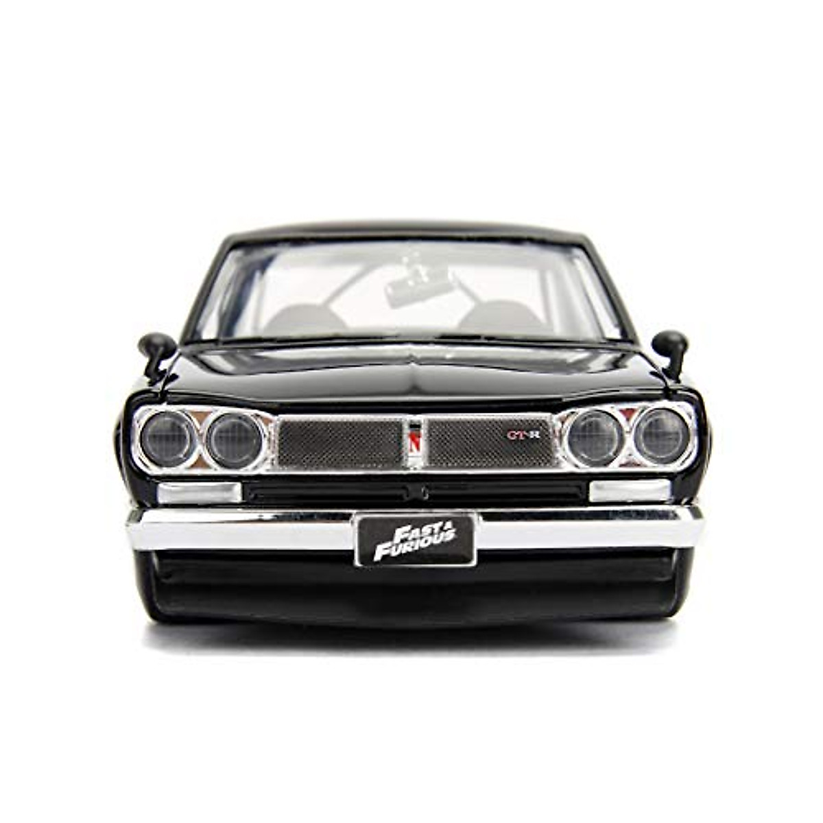 Jada Toys Fast & Furious 1:24 Brians's Nissan Skyline 2000 GT-R Die-cast Car, Toys for Kids and Adults (JA99686) , Black