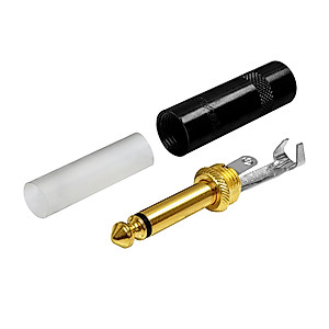 Audioblast - 2 Units - 25 Foot - HQ-1 - Braid(Black) Flexible - Dual Shielded (100%) - Guitar Instrument Effects Pedal Patch Cable w/Neutrik-Rean NYS224BG Gold ¼ inch (6.35mm) TS Plugs & Triple Boots