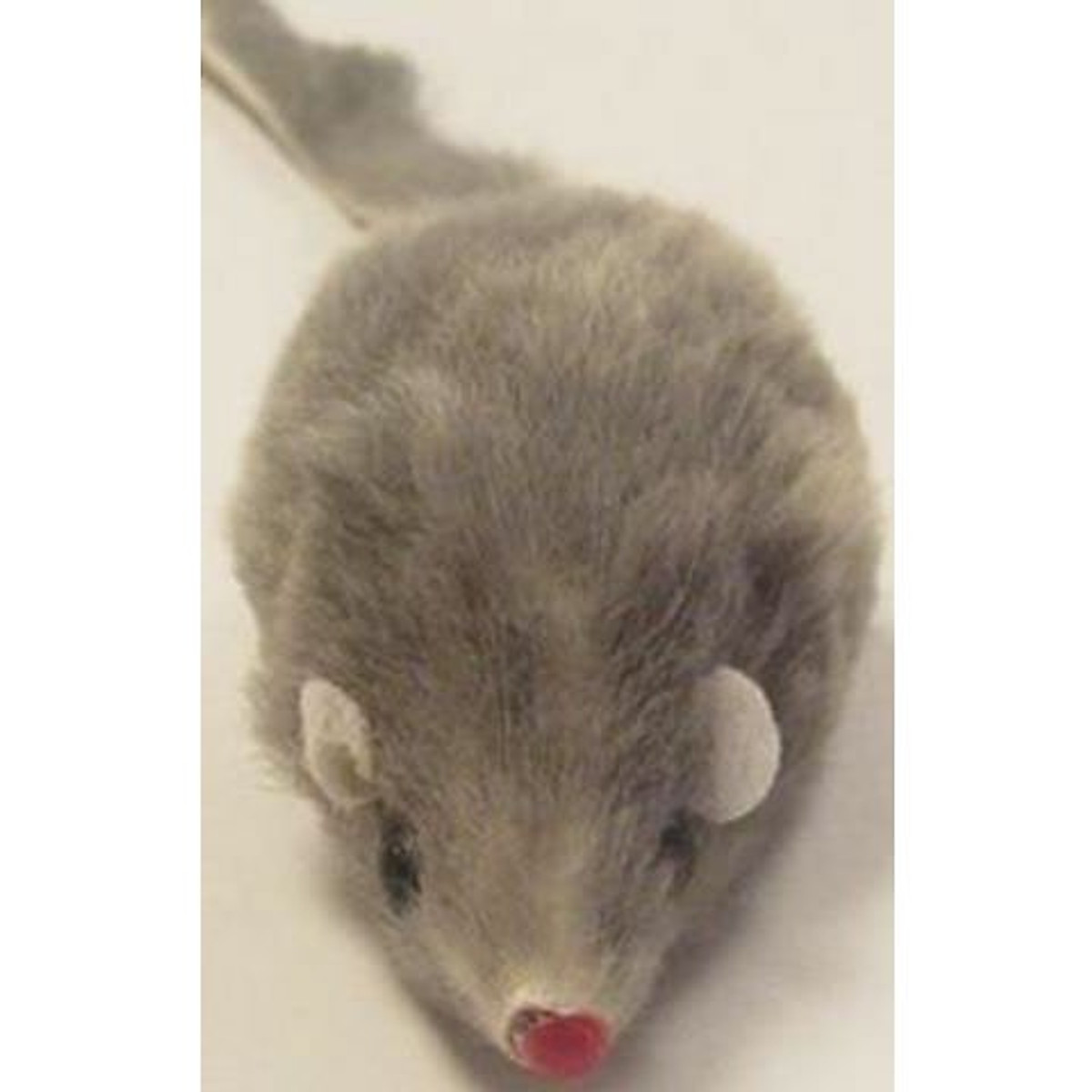 Real Rabbit Fur Mouse Cat Toy - 5 Pak