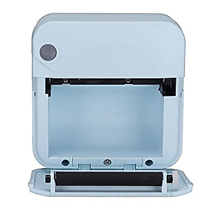 Cuifati Mini Pocket Printer, 200DPI Portable Bluetooth Thermal Printer, Inkless Handheld Photo Printer Ergonomic Design Rechargeable Battery Safe Stable, Great Gift for Kids, Girls(Blue)