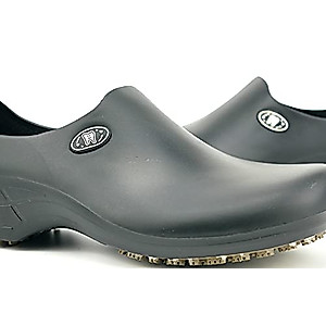 Sticky Nursing Shoes for Women - Professional Waterproof Non-Slip - Hospital Icons (Dentistry - Black, Numeric_8)