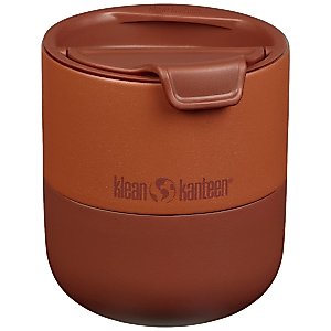 Klean Kanteen Rise Lowball Tumbler - Dishwasher-Safe Stainless Steel Tumbler for Hot & Cold Beverages - Features Splash-Proof Flip Lid - 10 oz, Autumn Glaze