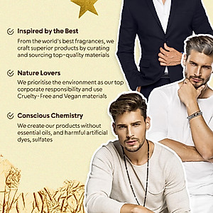 Men's Luxury Perfume Gift Set (4 x 0.68 fl. oz.) | Gifts for Men | Klub, Oud, CEO, Goat Perfume | Masculine, Woody, Citrusy, Aromatic perfumes for men