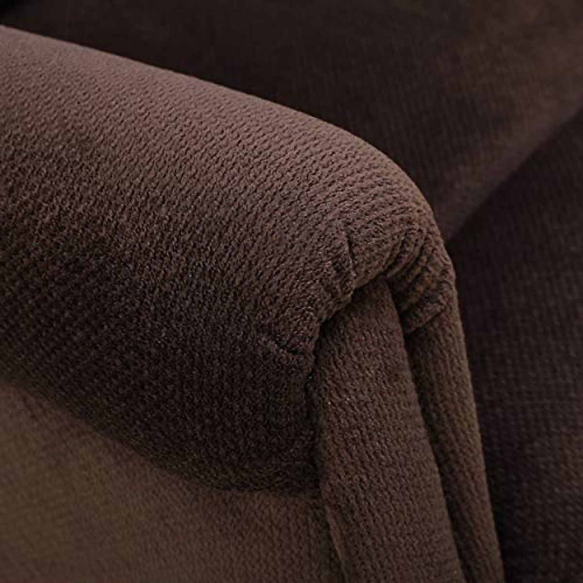 GDF Studio Alan Chocolate Fabric Lift Up Recliner Chair