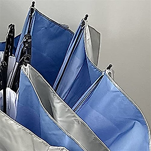 TARVIT Umbrellas Gradient Watercolor Large Fully-automatic Parasol Umbrella Foldable Eight Strand Umbrella For Adults Rain Umbrella