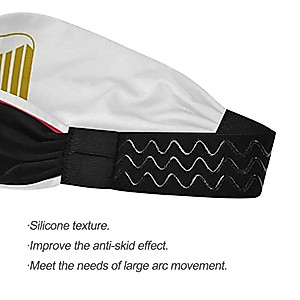 Unisex Workout Headbands Egypt-Egyptian-Flag-Soccer Elastic Yoga Sweatband Stretchy Sports Hairband