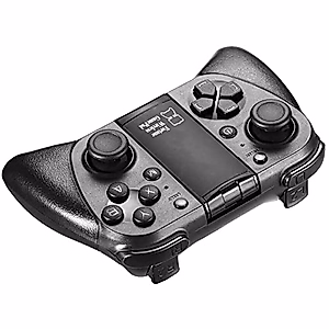 Fortune MFI Certified Wireless iPhone Gamepad Controller for iOS iPhone and iPad – Designed with Newly L3 + R3 Buttons, 8 Ways Joysticks Ergonomics iOS D-Pad, 4.5 oz Weight and One Inch Thickness