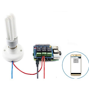 XYGStudy Raspberry Pi Expansion Board Power Relay Module for Raspberry Pi 4 3 2 Model B B+ A+