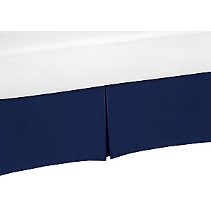 Navy Blue Crib Bed Skirt for Baby Bedding Sets