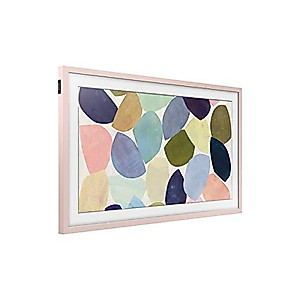 SAMSUNG 32-inch Class The Frame TV with Customizable Natural Pink Bezel (2020 Model)