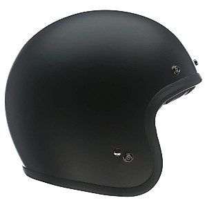 BELL Custom 500 Open-Face Motorcycle Helmet (Matte Black - Large)