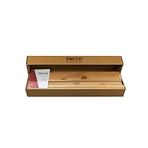 Enclo Privacy Screens EC18022 5ft H x 3.2ft W Concord Wood Outdoor Privacy Fence Screen, Perfect to Hide Trash Cans (1-Panel)