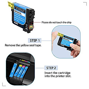 Leize Remanufactured Ink Cartridges Replacement for Epson 220 220XL T220XL 10-Pack use for Workforce Pro WF-2750 WF-2760 WF-2650 WF-2630 WF-2660 XP-420 XP-320 (4 Black, 2 Cyan, 2 Magenta, 2 Yellow)