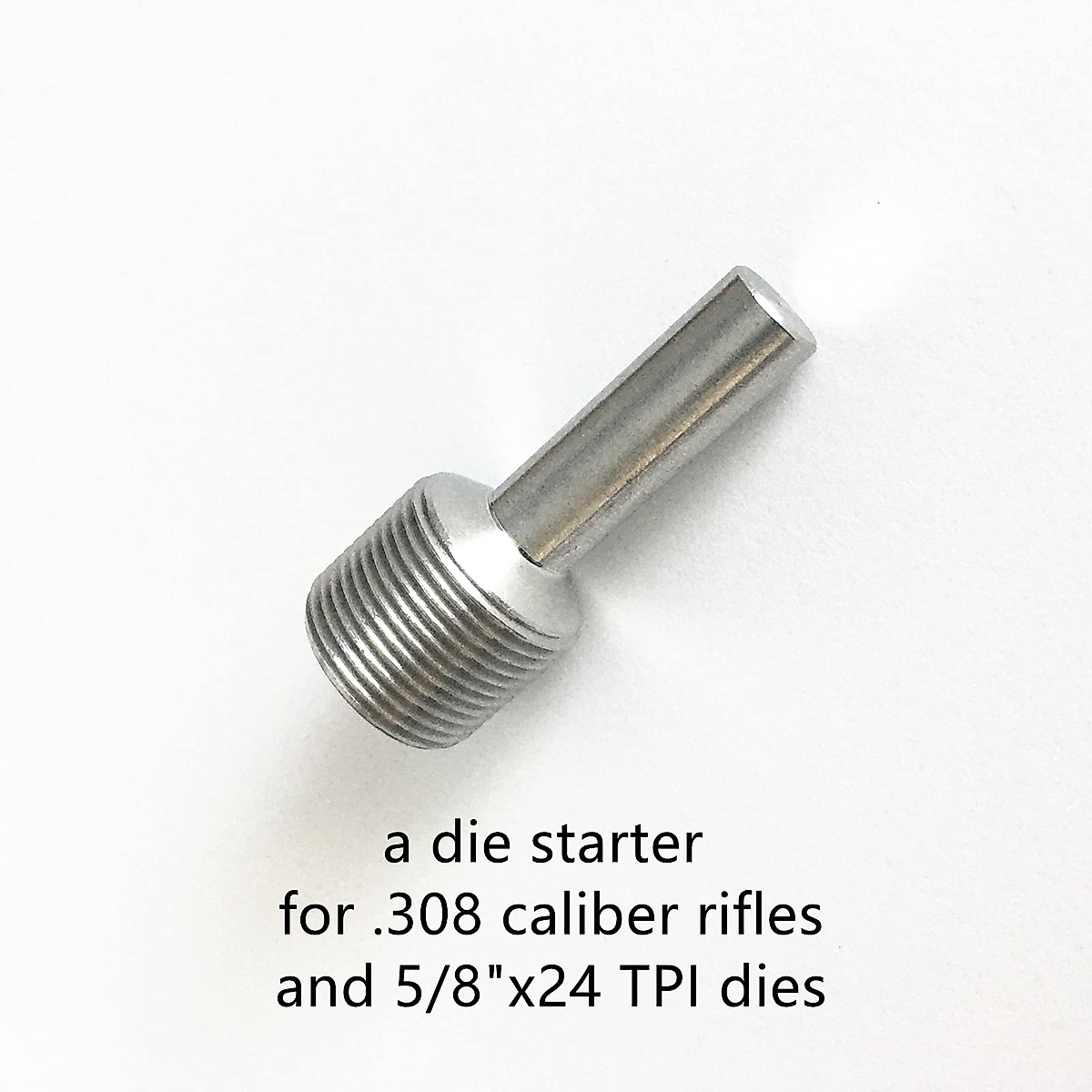 MUUP 5/8-24 Threading Alignment Tool (TAT) Die Starter for .308 Stainless Steel