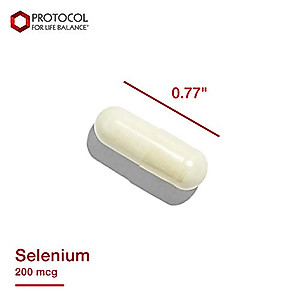 Protocol Selenium 200mcg - Essential Mineral, Immune, Thyroid & Prostate Health - 90 Veg Caps