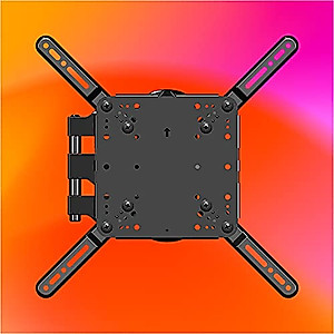 Amazon Fire TV 75" Omni Series 4K UHD smart TV bundle with Full Motion Wall Mount and Red Remote Cover