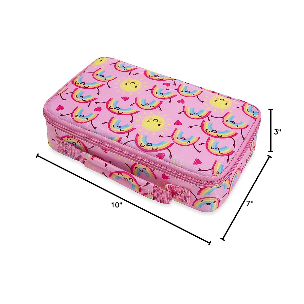 Nuby Insulated Bento Box Lunchbox, Girl