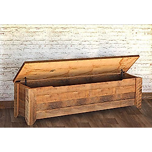 KING Size Storage Bench/Chest made from Reclaimed Wood - Storage Trunk