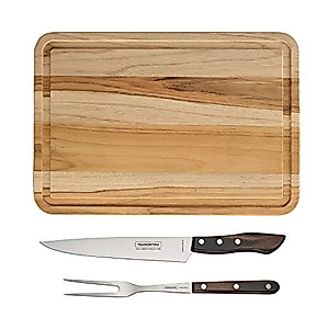 Tramontina Carving Set & Cutting Board 2 Pk - 2 Pc, 80015/006DS