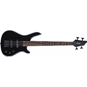 Stagg BC300 Nylon 4-String Fusion 3/4-Size Electric Bass Guitar - Black