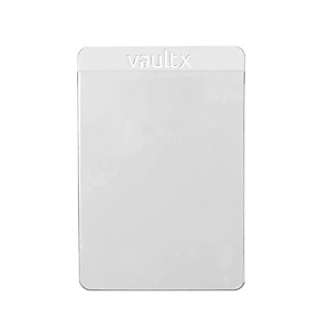Vault X Wide-Fit Semi-Rigid Card Holders for Trading Cards & Sports Card Grading submissions (50 Pack)