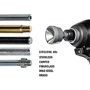 ORX PLUS TOOLS Deburring External Chamfer Tool, with HSS Blade, Deburring Drill Bit, Remove Burr Tools Quick Release Shank Fits for 1/8"-3/4"(3mm-19mm)